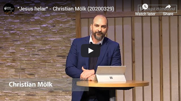 Markus 7:31-37 – Jesus helar (MP3 & Video) - Pastor Christian Mölk