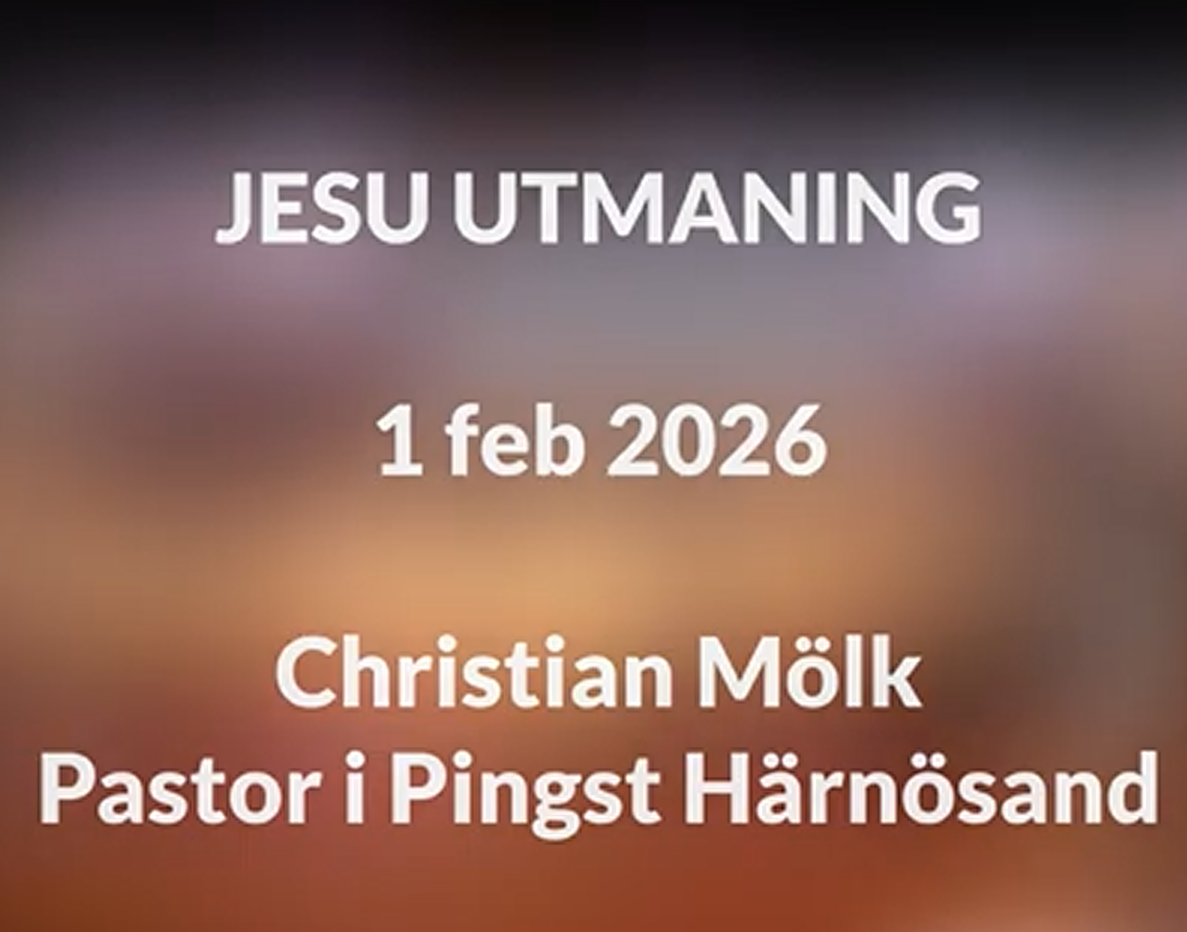 Mark 10:17-22 – Jesu utmaning (Video) - Pastor Christian Mölk